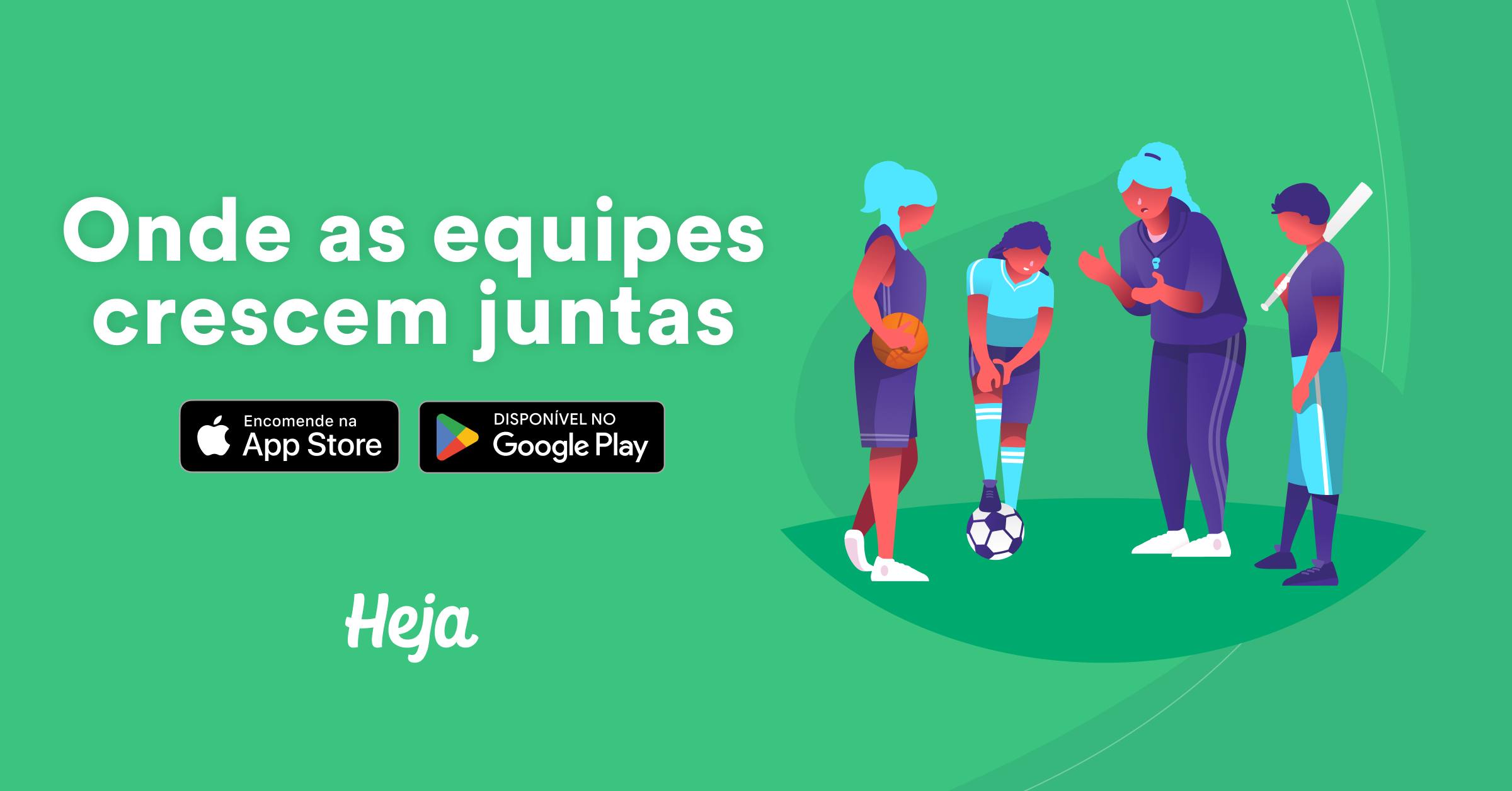 Heja | Sports team management and communication app